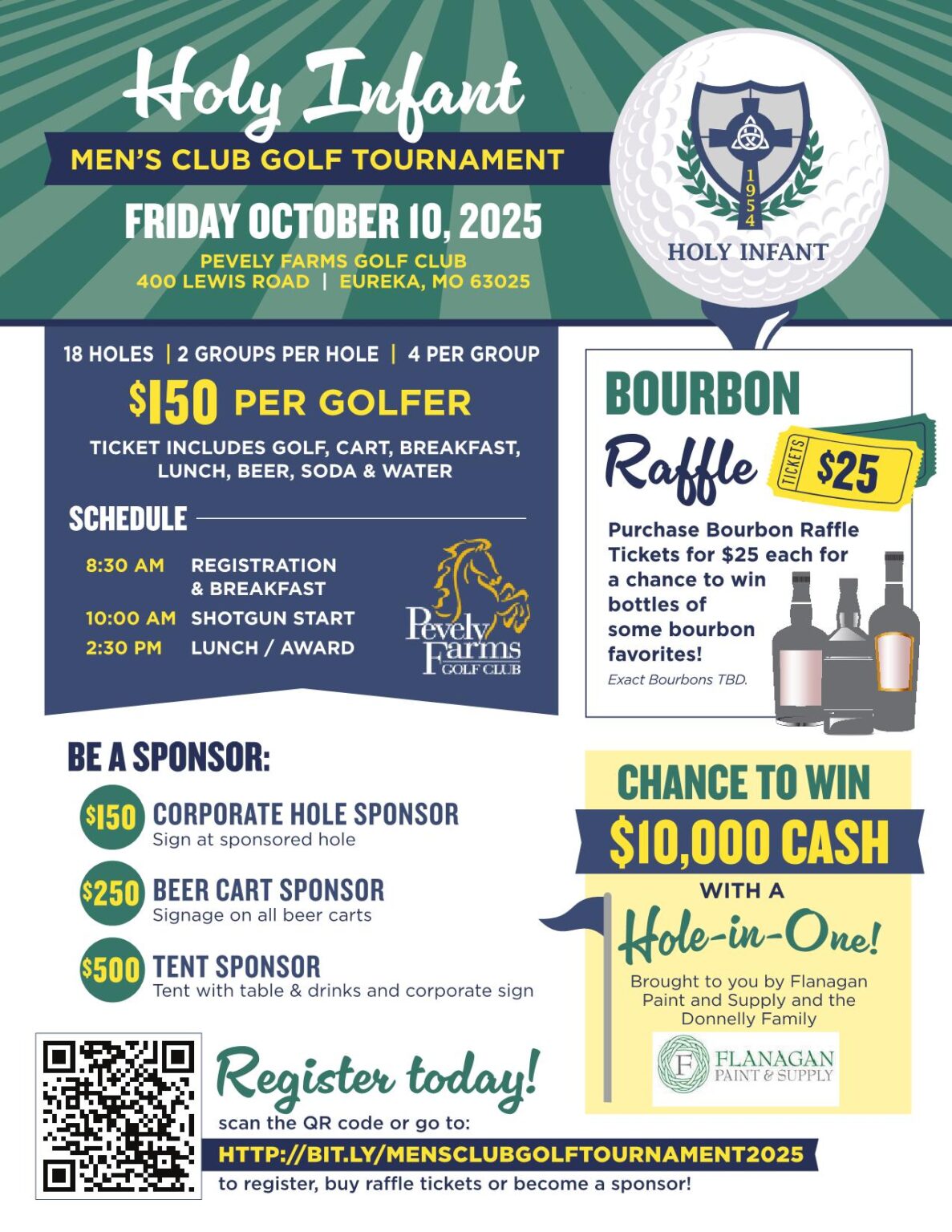 Men's Golf Club Tournament - October 10 - Holy Infant Catholic Church